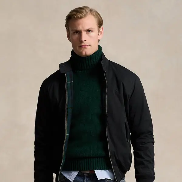 Ralph Lauren The Bedford Twill Jacket In Polo Black - 22% Off